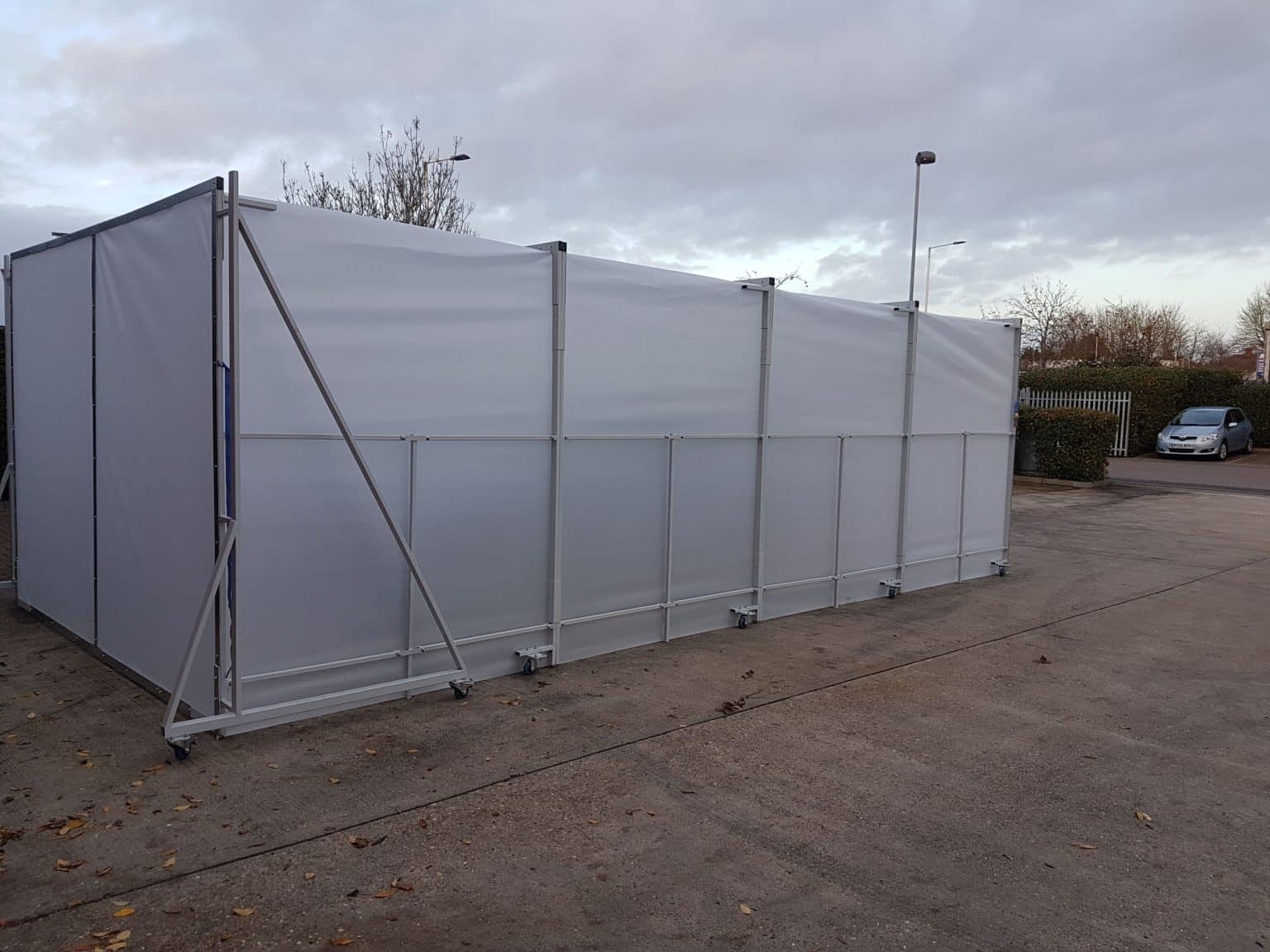 Mobile Spray Booth | Portable Retractable Paint Booth