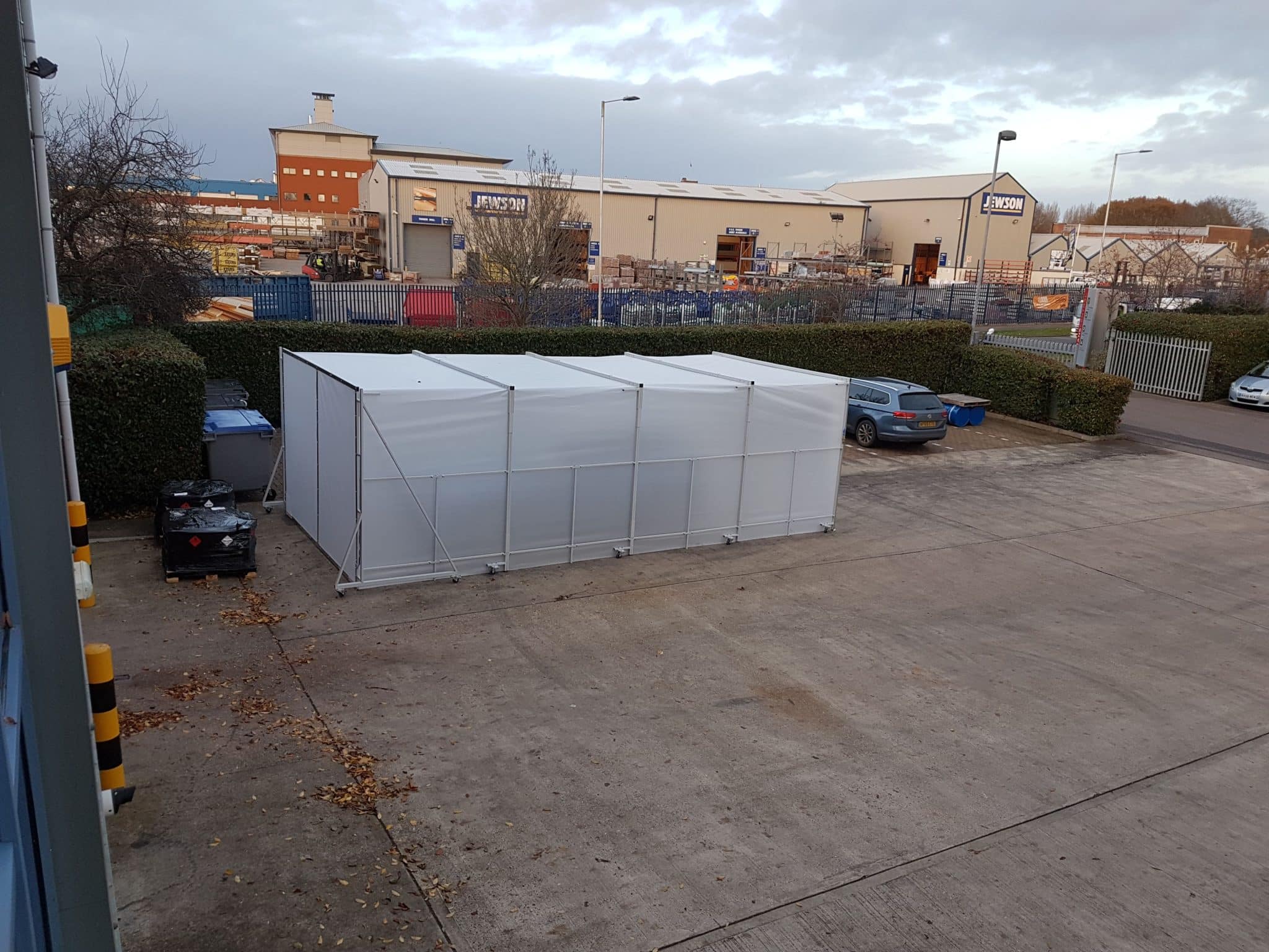 Mobile Spray Booth | Portable Retractable Paint Booth