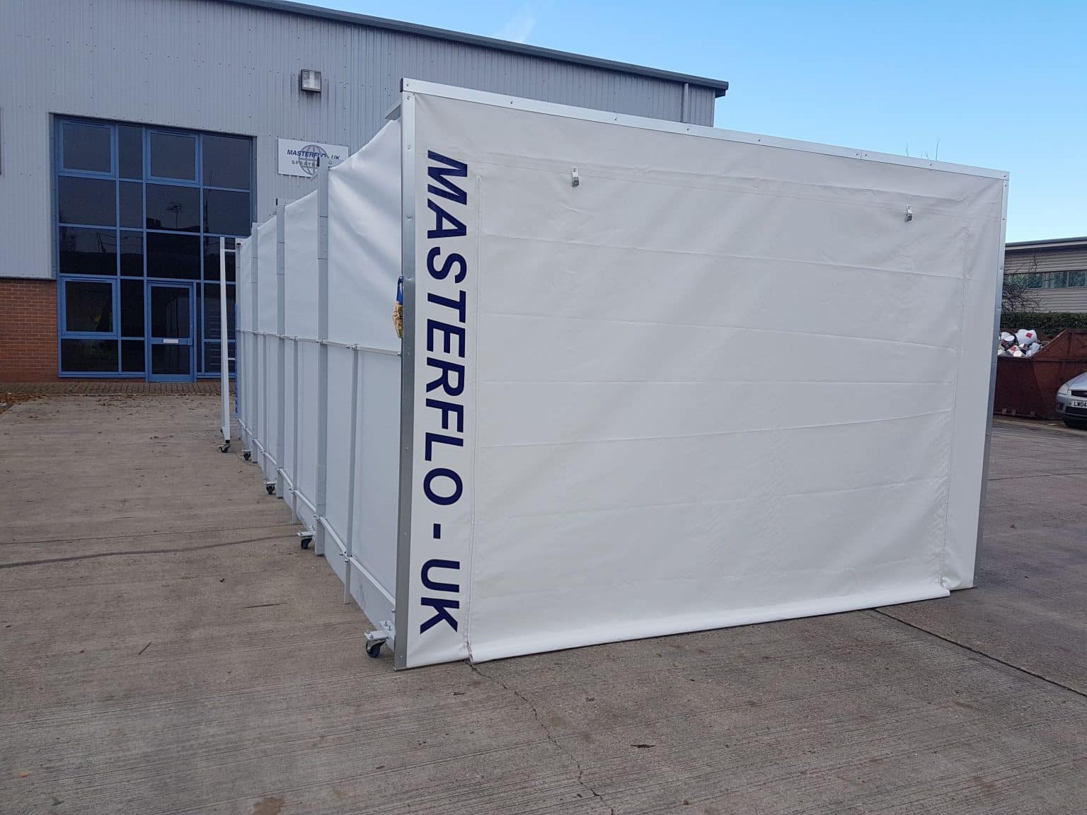 Mobile Spray Booth | Portable Retractable Paint Booth
