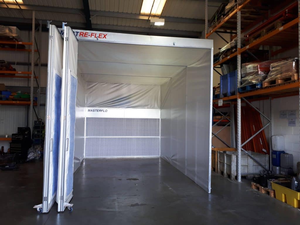MASTRE-FLEX | Space Saving Retractable Spray Paint Booth