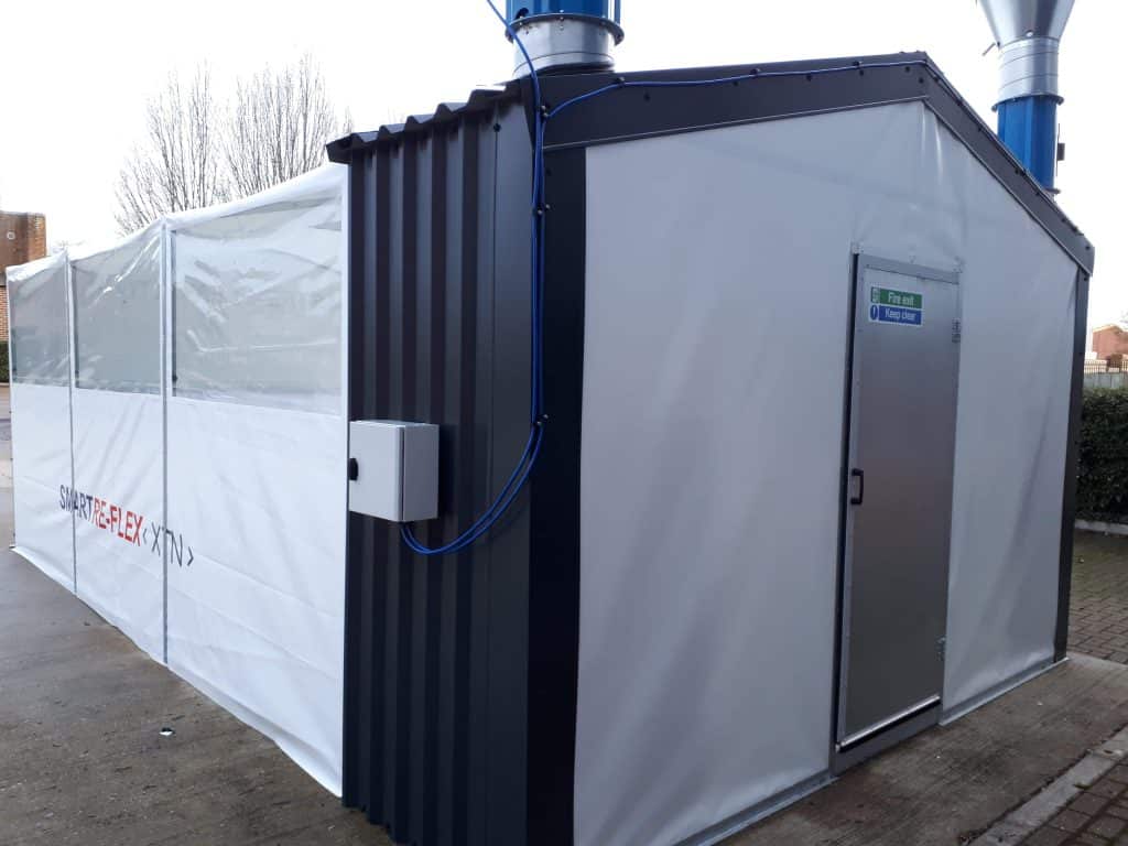 SMARTRE-FLEX | External SMART Repair Booth | Fume Extraction