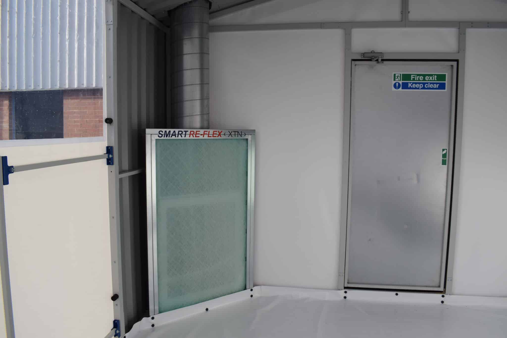 SMARTRE-FLEX | External SMART Repair Booth | Fume Extraction